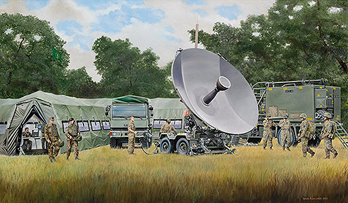 '22nd Signal Regiment' by David Rowlands