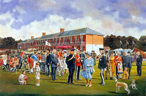 'Visit by HM Queen Elizabeth The Queen Mother to 1st The Queen’s ...